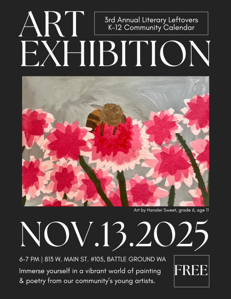 K-12 Art Show & Annual Community Calendar – Literary Leftovers Used ...